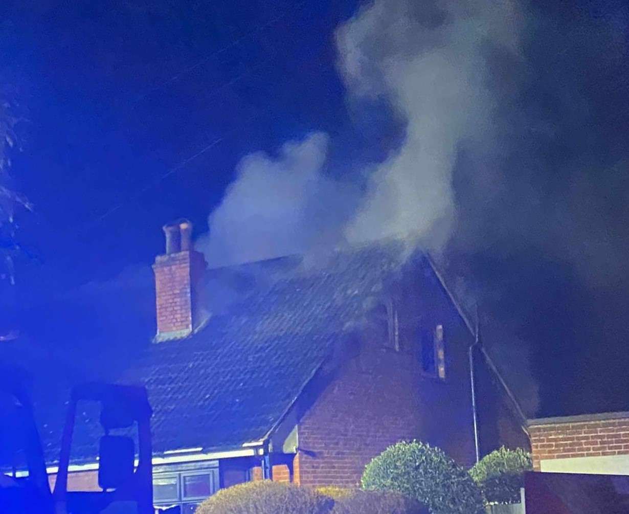Video: ESFRS Responds to Blazing House in Hove